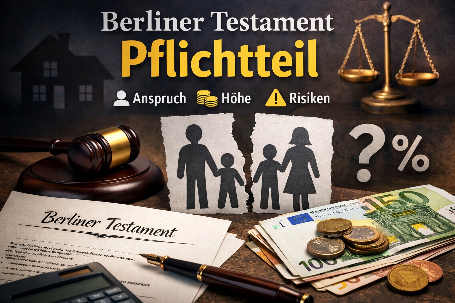 Berliner Testament Pflichtteil Berechnen